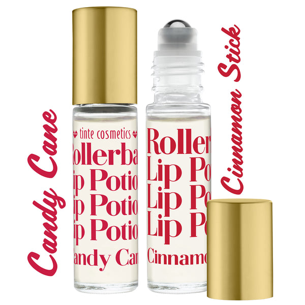 Candy Cane Organic Rollerball Lip Potion Kit: Candy Cane & Cinnamon St ...